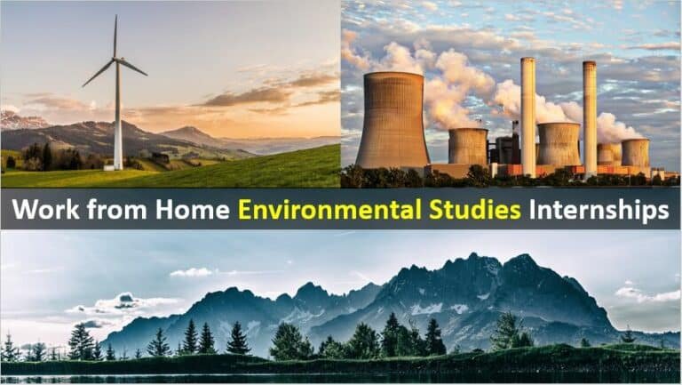 Work From Home Internships for Environmental Studies Students - Rater.in
